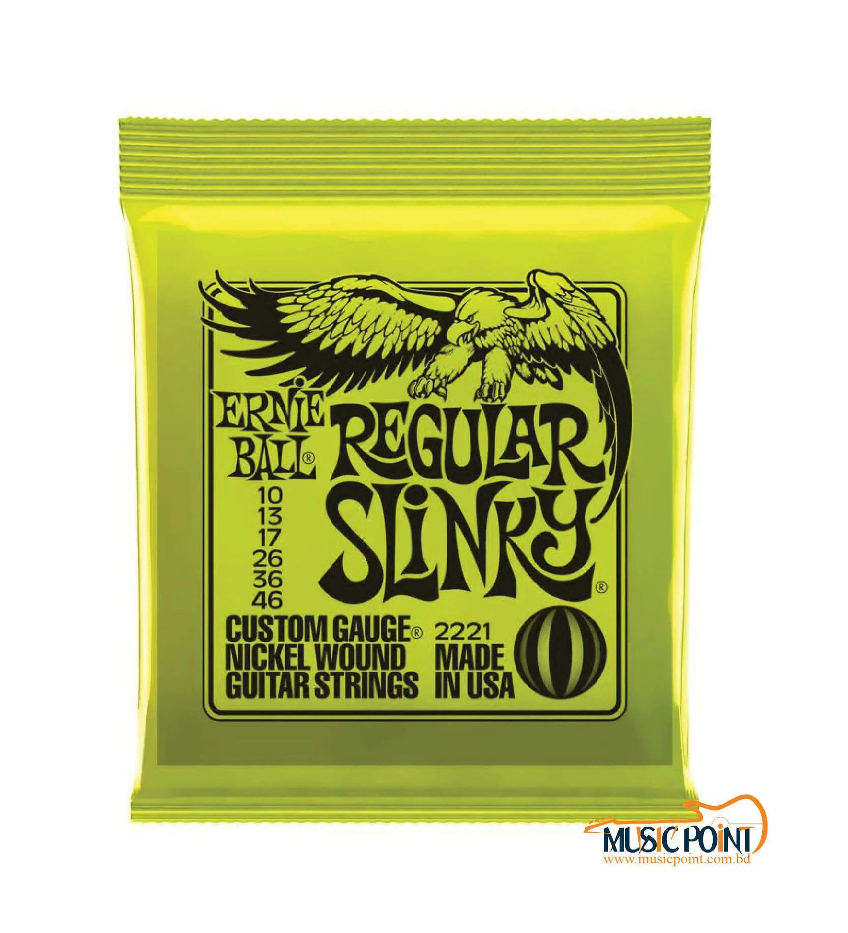 Ernie Ball Electric Guitar Strings Set for Ultimate Performance.