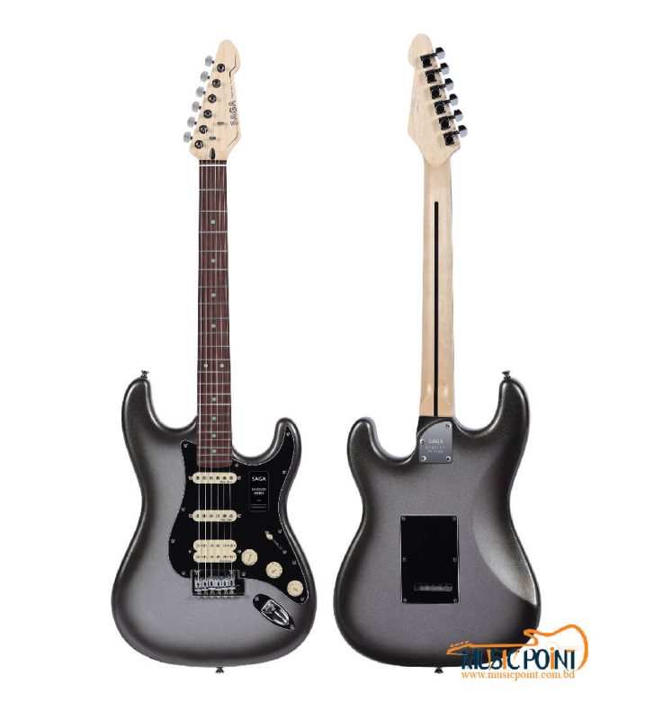 Saga mercury gray Electric guitar